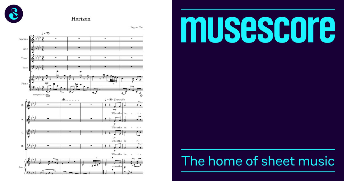 Horizon - Regina Cho Sheet music for Piano, Bass guitar, Synthesizer ...