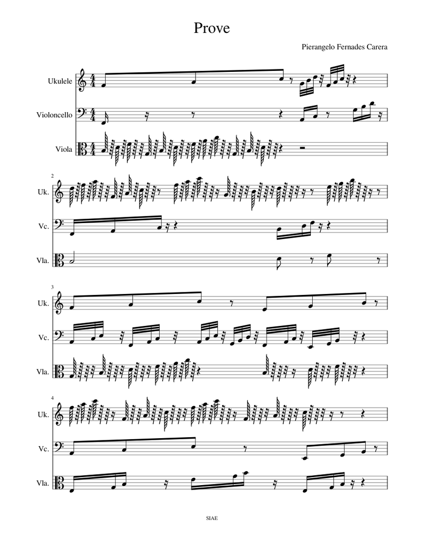 Prove 1 - piano tutorial