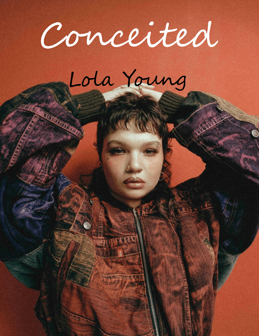 Lola Young - Conceited Sheet Music for Piano, Flute, Saxophone tenor ...