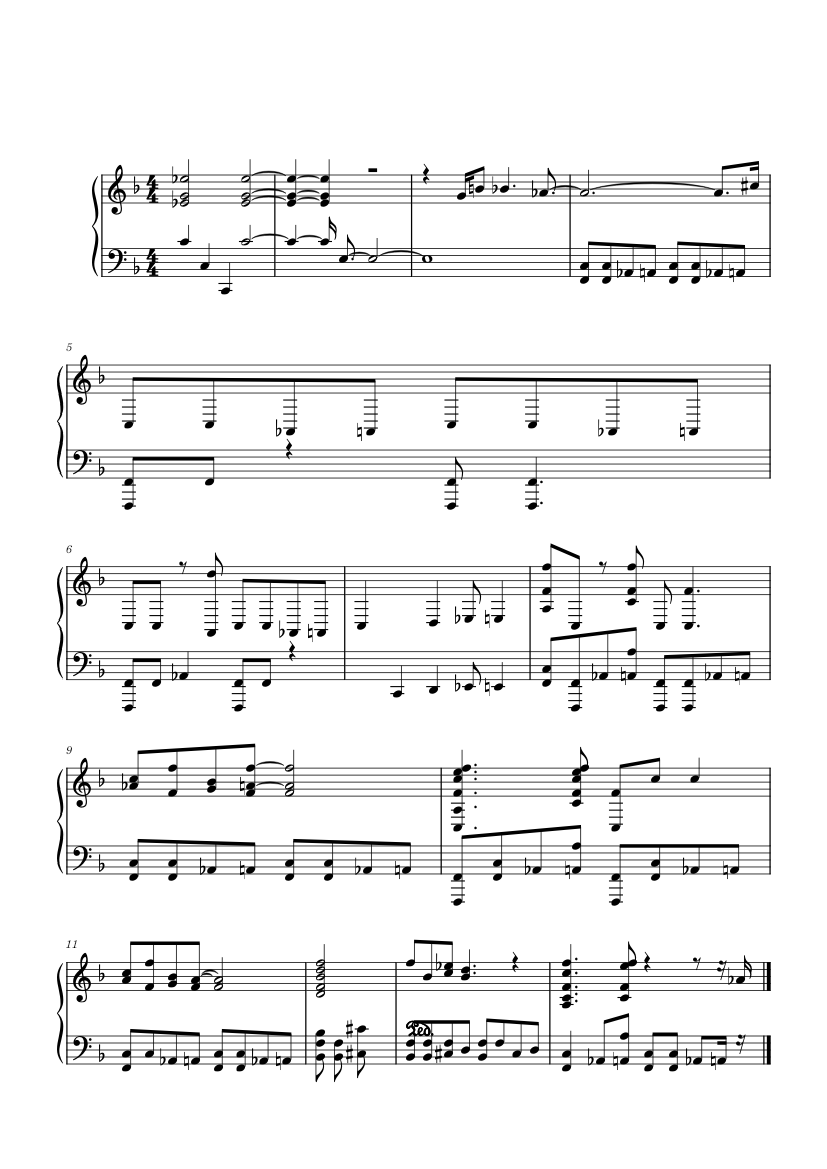 3f2d0b994699f9cbf4c38e5a16817337294c7e32 2 Sheet music for Piano (Solo ...