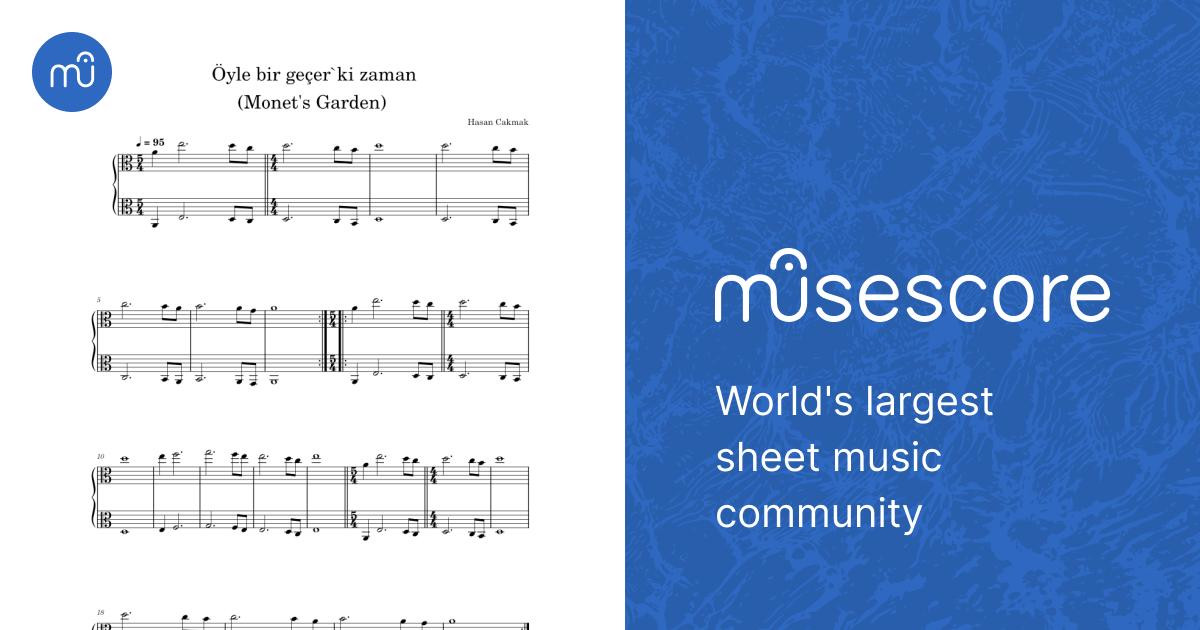 Monet's Garden - piano tutorial