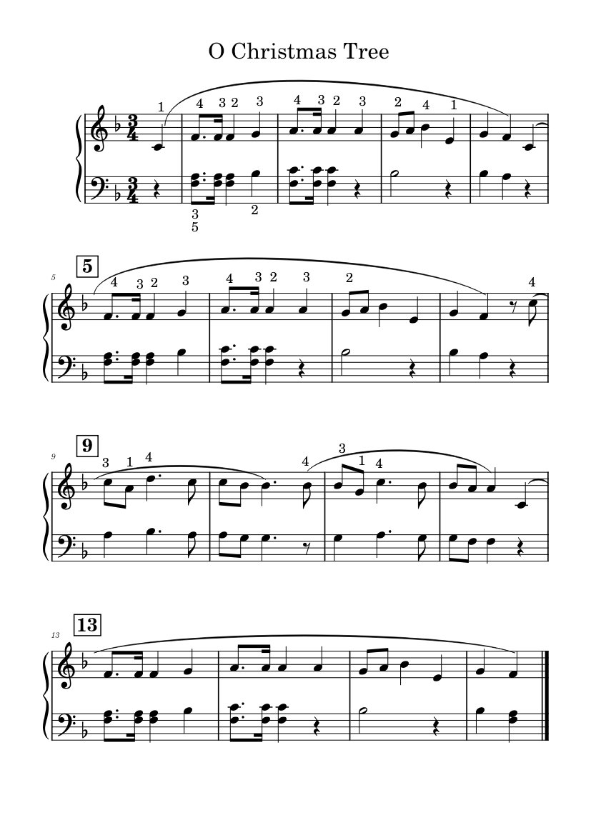 O christmas tree – 2 Sheet music for Piano (Solo) Easy | Musescore.com