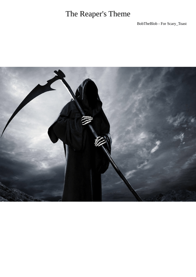 The Reaper's Theme Sheet music for Flute, Contrabass, Guitar, Bass ...