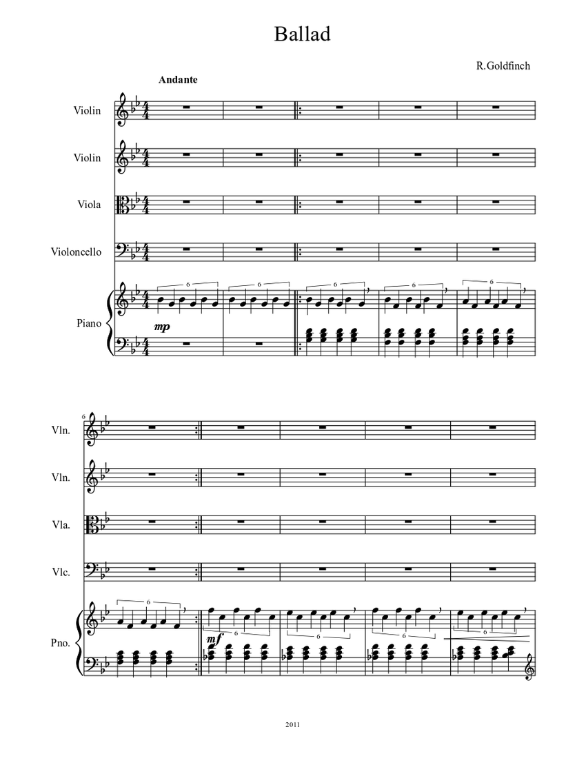 Ballad - piano tutorial