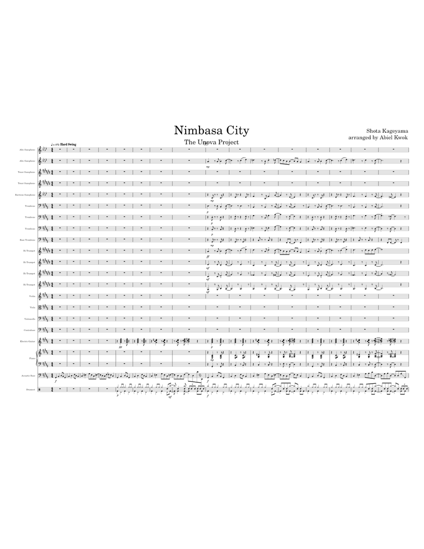 Nimbasa City – Expanded Arrangement Sheet music for Piano, Trombone ...