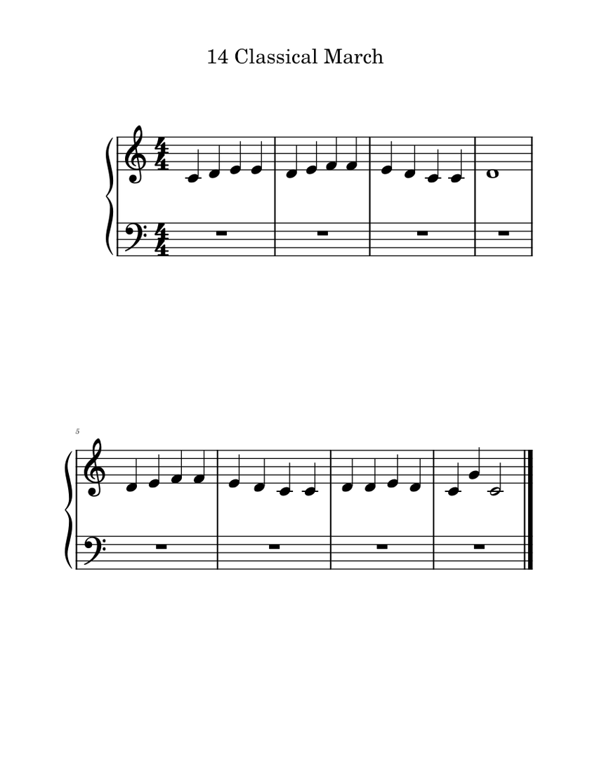 14 Classical March Sheet music for Piano (Solo) Easy | Musescore.com