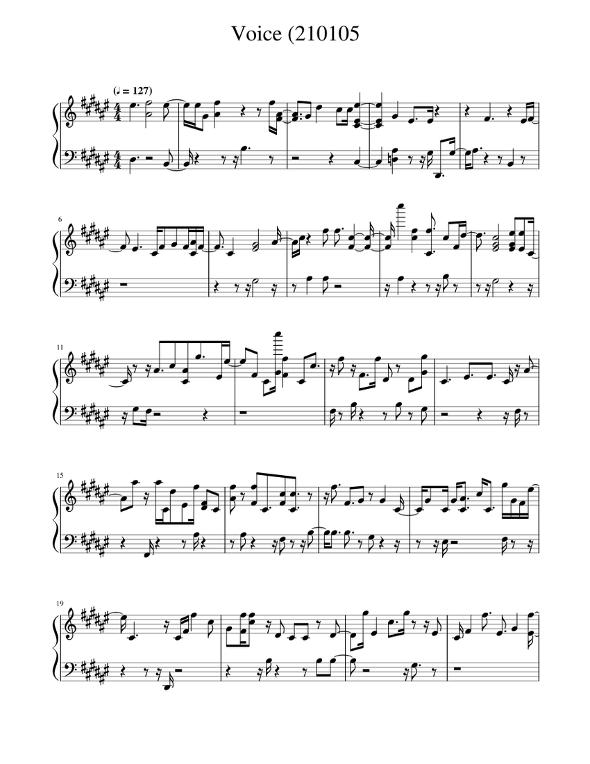 another day song complete Sheet music for Piano (Solo) | Musescore.com