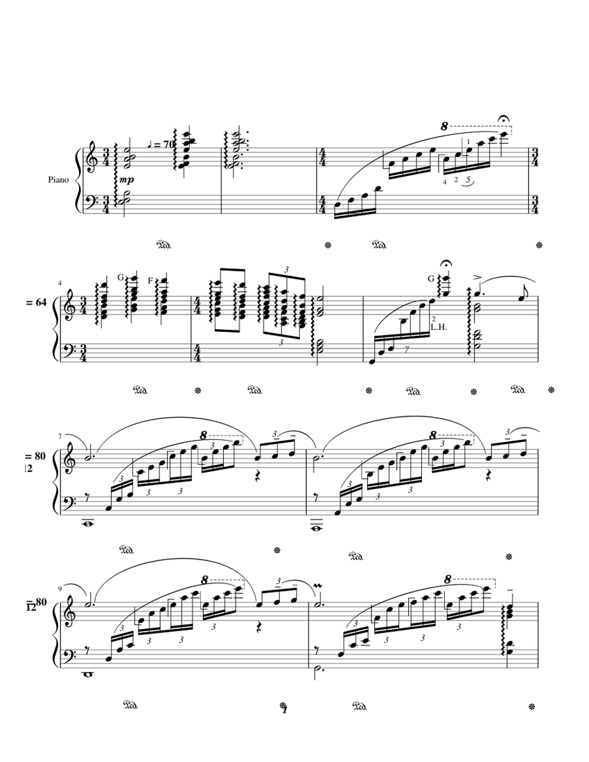 Ebb Tide - Robert Maxwell Sheet music for Piano (Solo) | Musescore.com