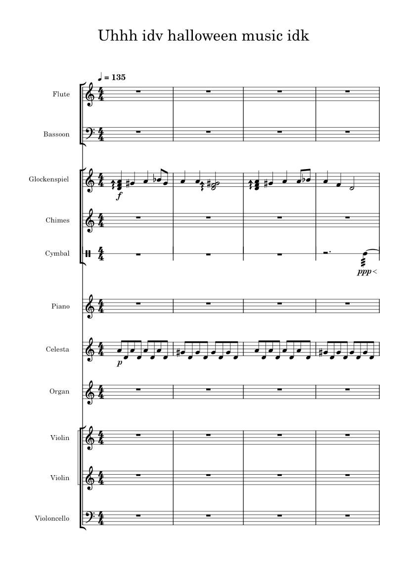Uhhh_idv_halloween_music_idk Sheet music for Piano, Organ, Celesta ...