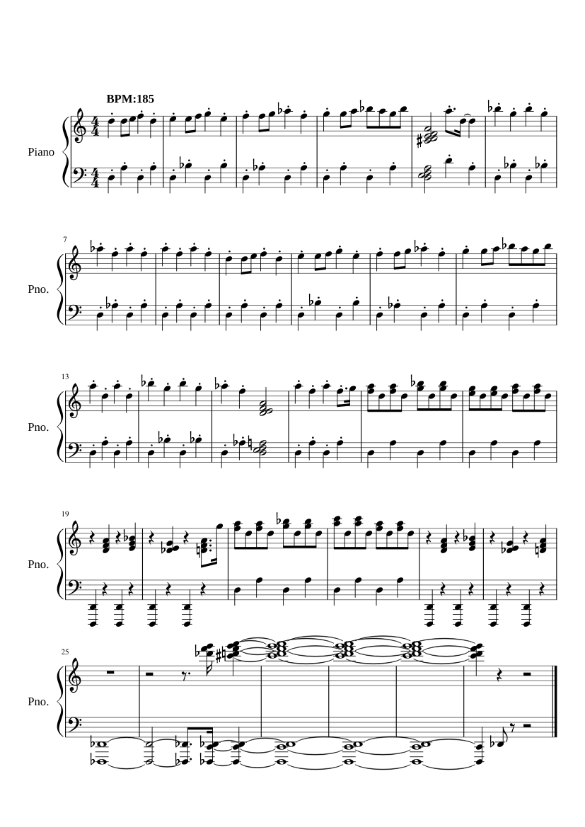 The Music Room Sheet Music for Piano (Solo) Easy | MuseScore.com