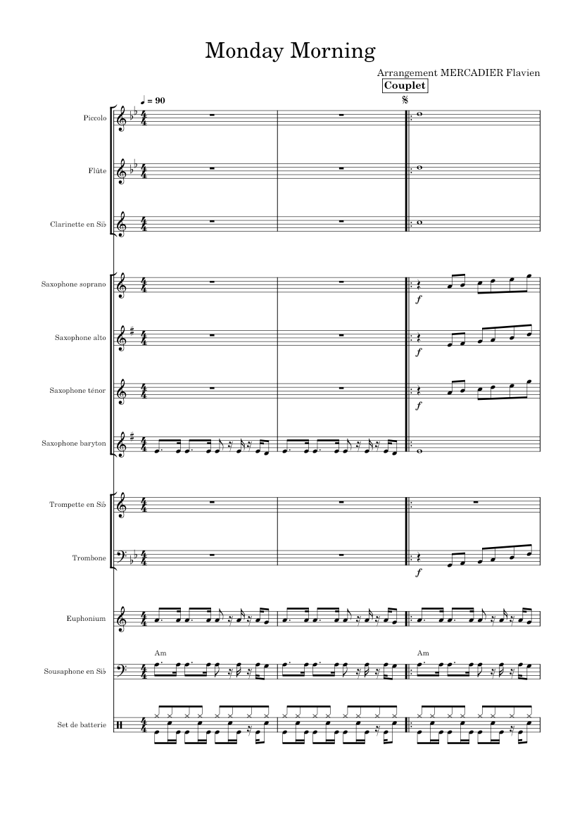 Monday morning – Melanie Fiona Sheet Music with Chords for Trombone ...