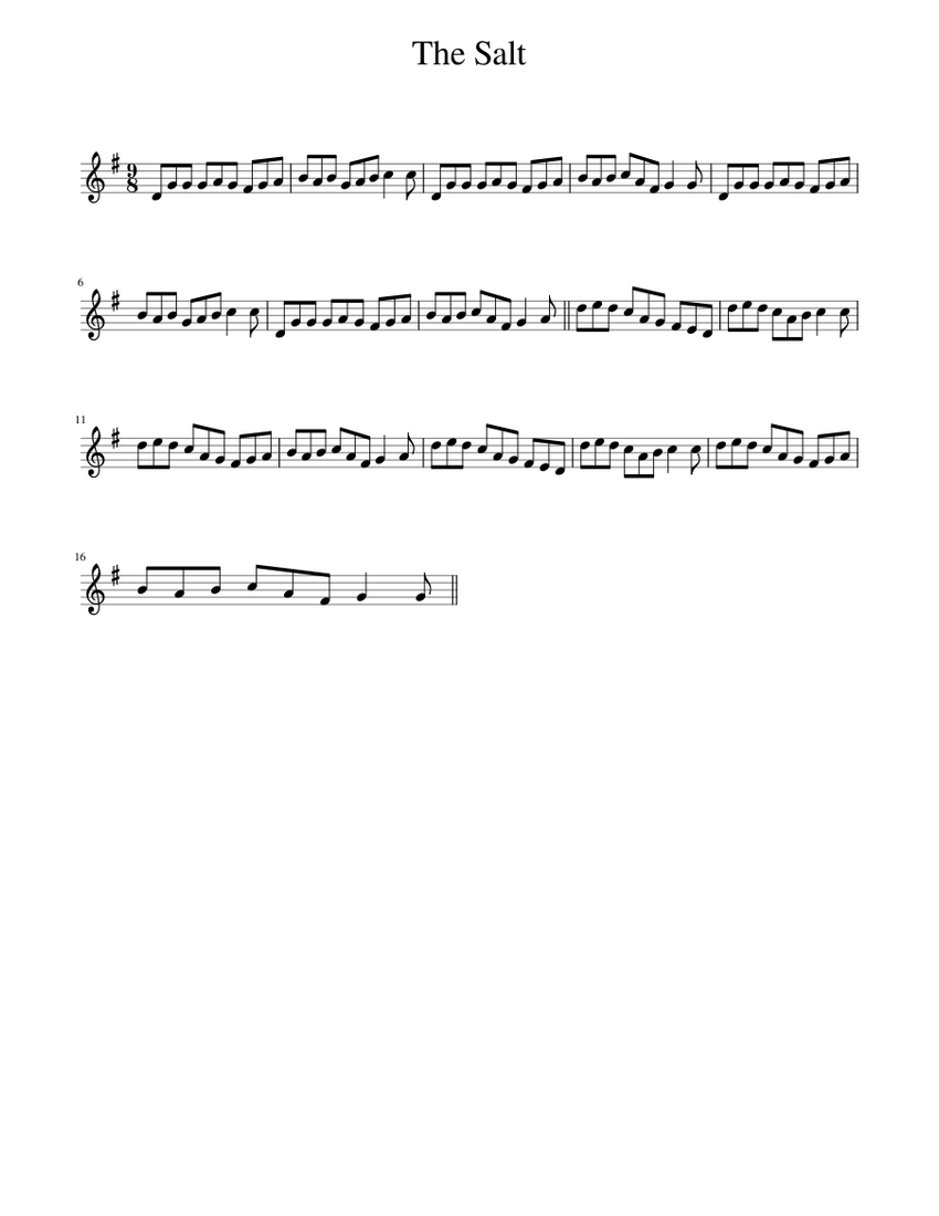The Salt Sheet music for Piano (Solo) Easy | Musescore.com