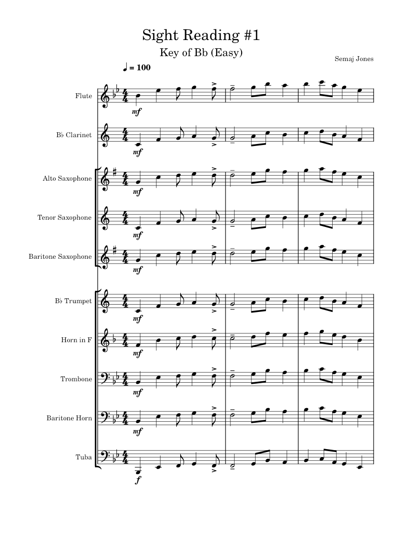 Sight Reading #1 - piano tutorial