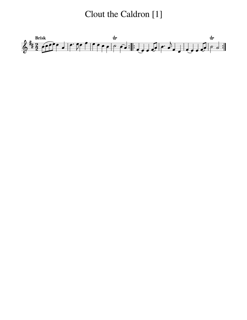Clout the Caldron Sheet music for Piano (Solo) Easy | Musescore.com