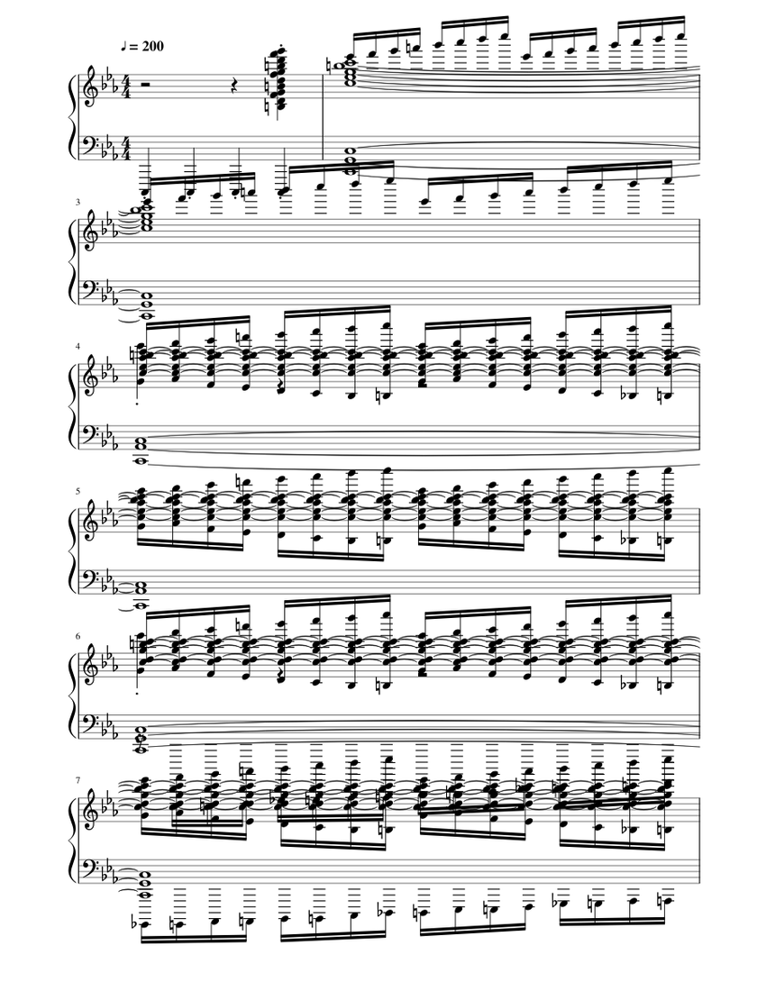 (UNFINISHED)Death Piano sonata Sheet music for Piano (Solo) | Musescore.com