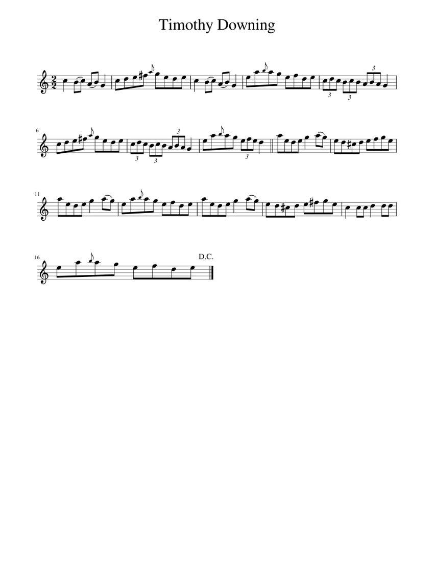 Timothy Downing Sheet music for Piano (Solo) | Musescore.com
