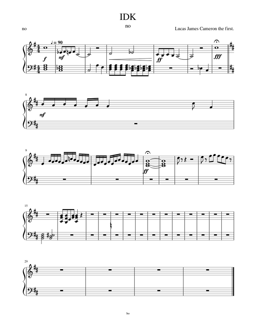 IDK - piano tutorial