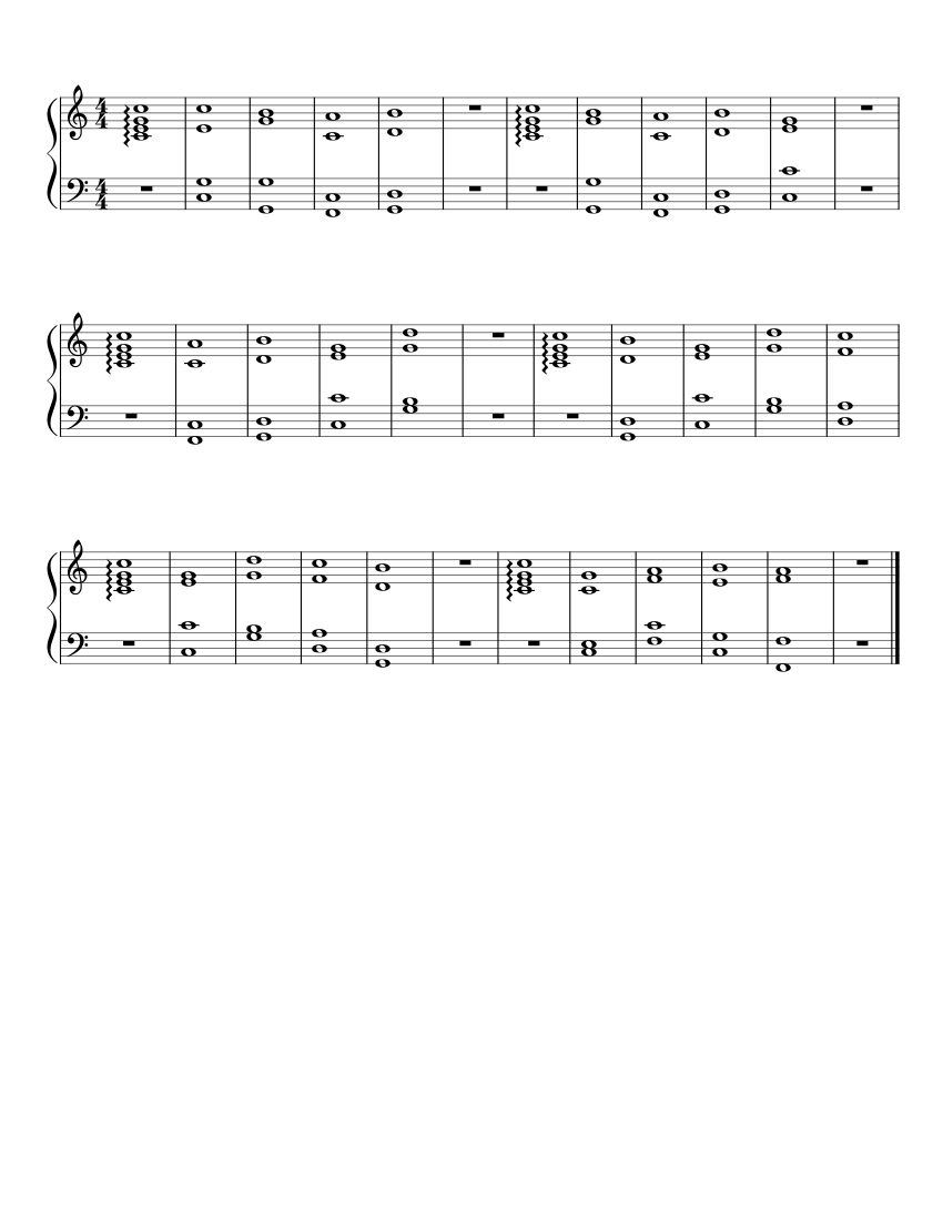 aural skills Sheet music for Piano (Solo) Easy | Musescore.com