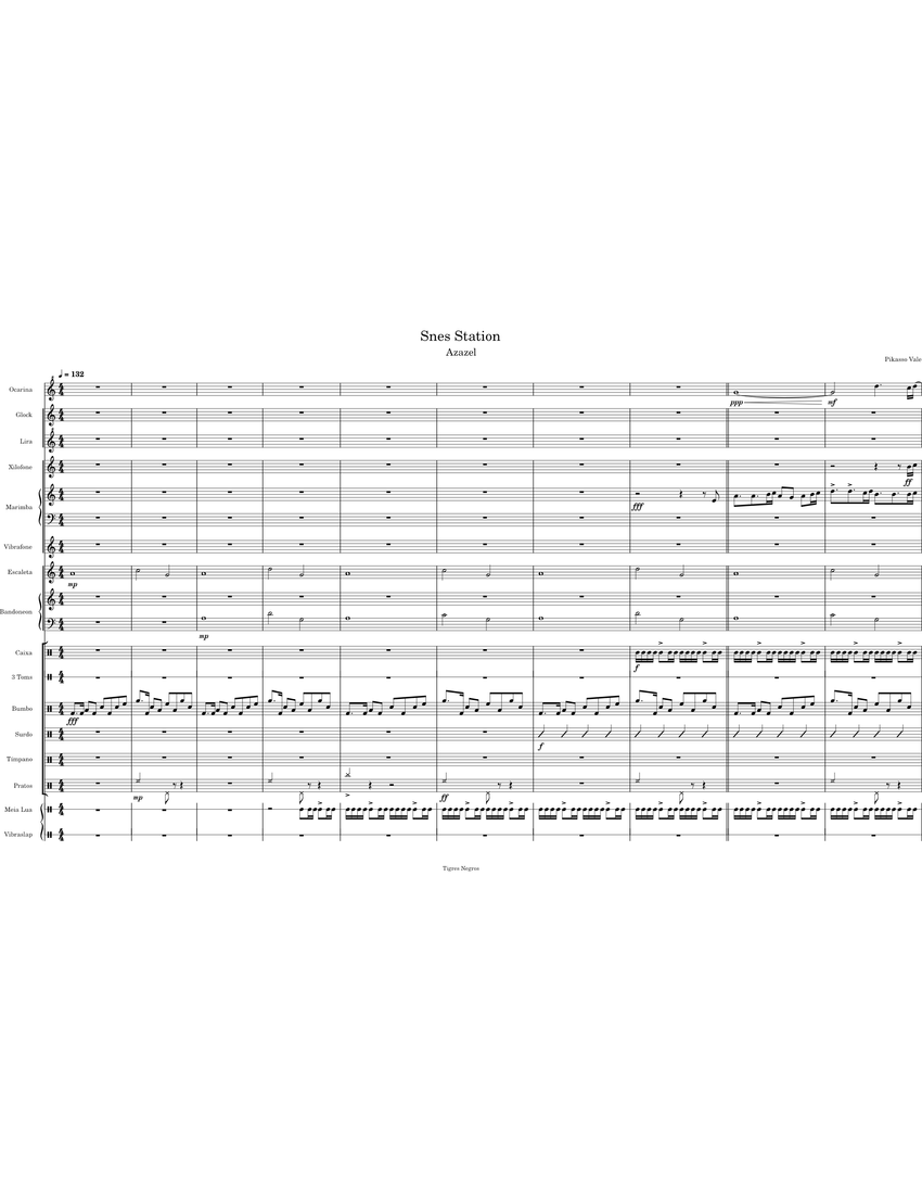 Snes Station – Pikasso Vale Sheet music for Accordion, Bandoneon ...