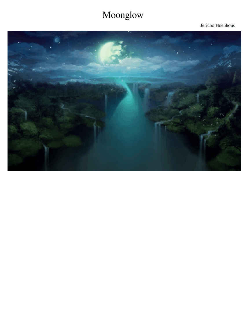 Moonglow (Original Composition) Sheet music for Piano, Soprano, Bass ...