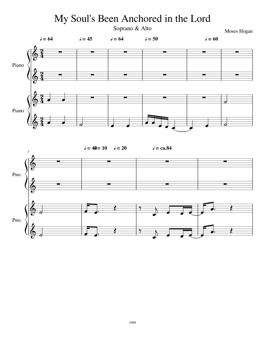 A2 Sheet music for Piano (Piano Duo) | Musescore.com