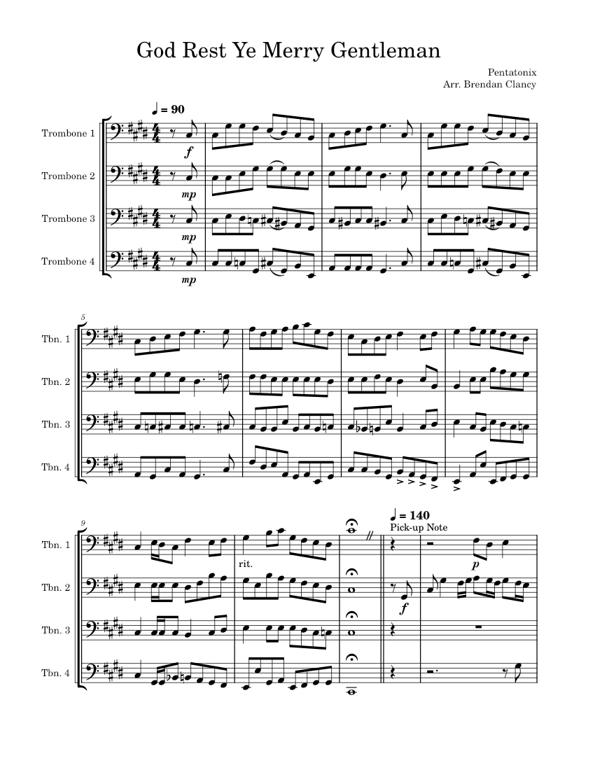 God Rest Ye Merry, Gentlemen – Pentatonix God Rest Ye Mary Gentleman ...