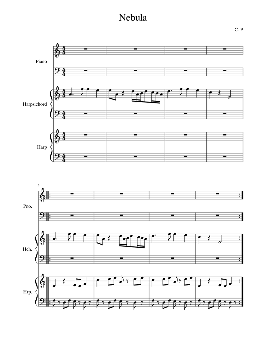 Nebula - piano tutorial