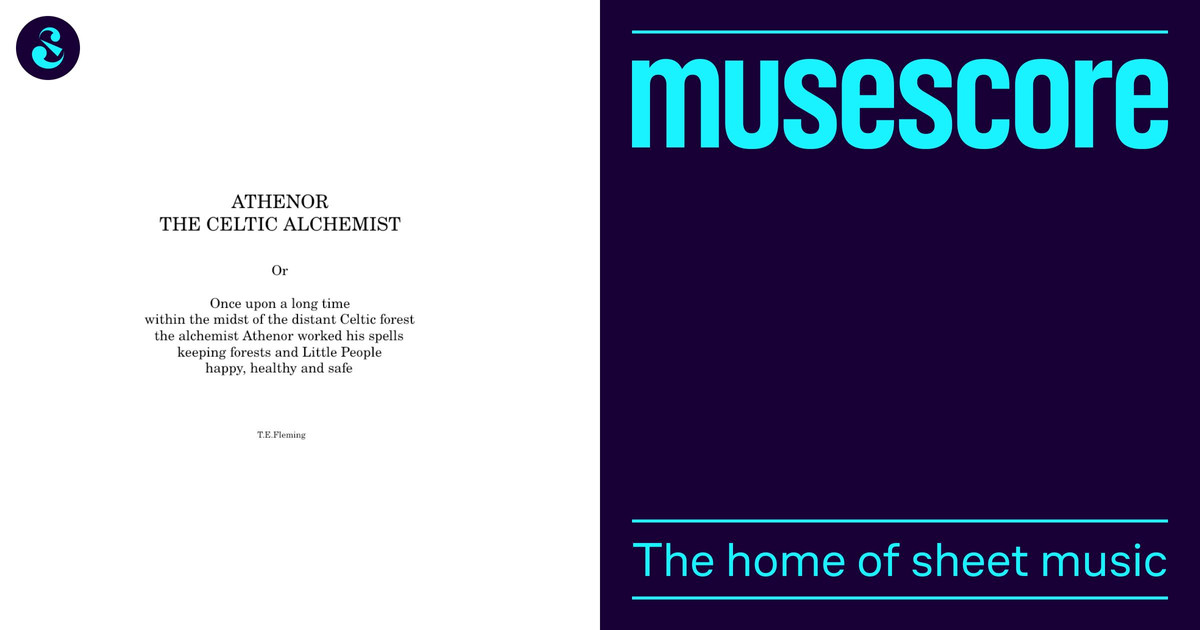 ATHENOR THE CELTIC ALCHEMIST Sheet music for Piano (Solo) | Musescore.com