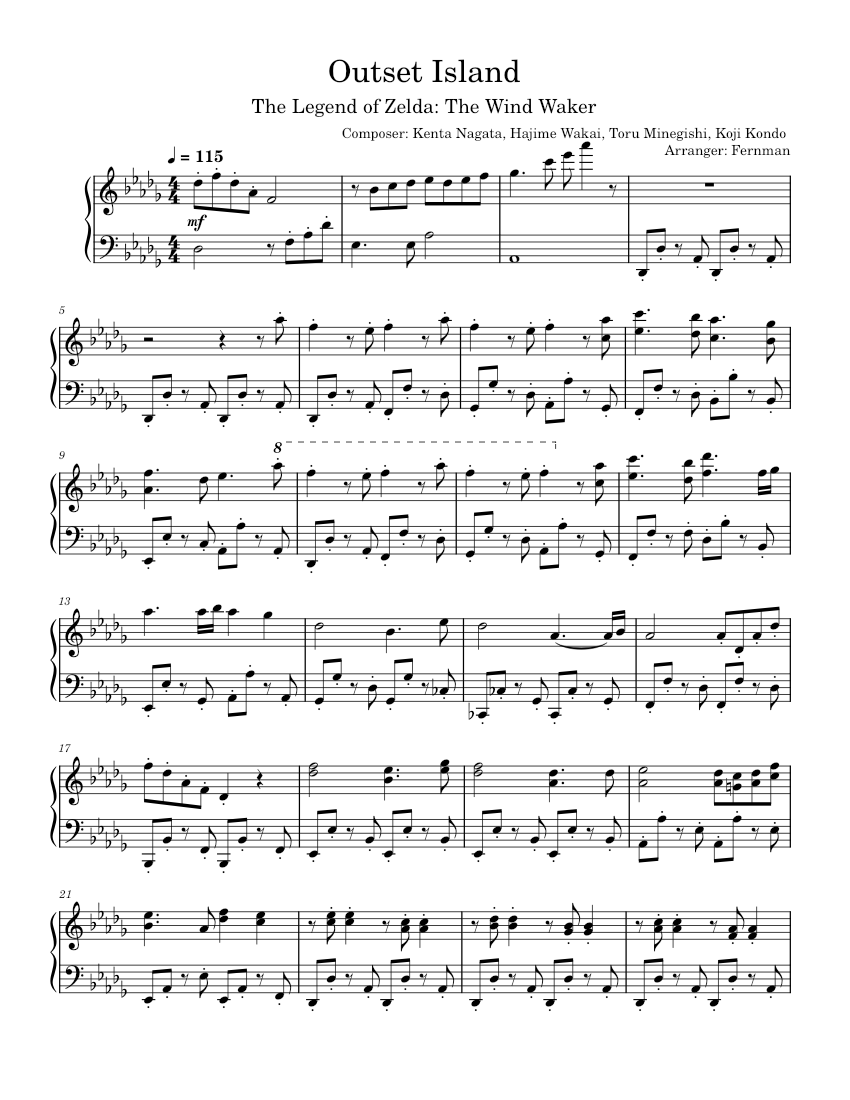 Outset Island - The Wind Waker - The Legend of Zelda – Kenta Nagata ...