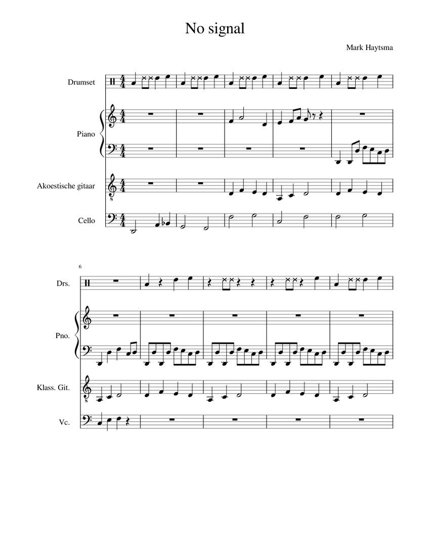 No signal - piano tutorial
