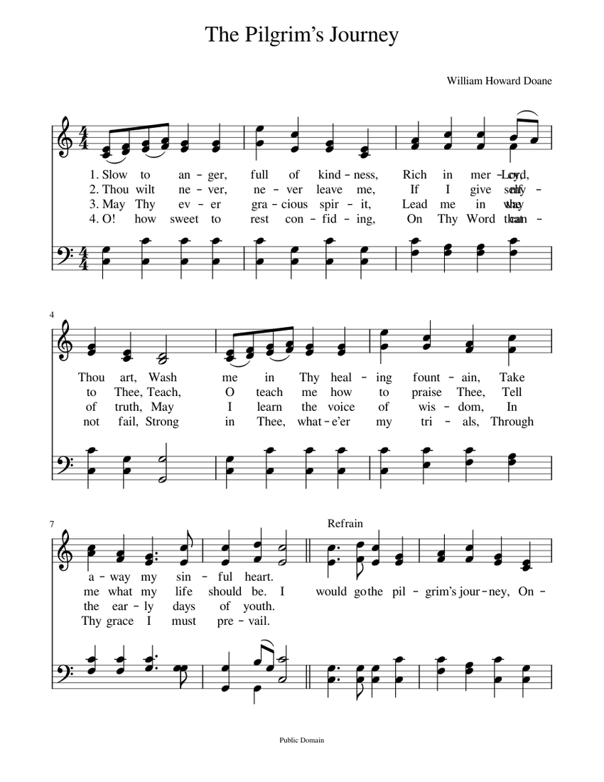 CLEVELAND (Doane) - William Howard Doane Sheet music for Piano (Piano ...