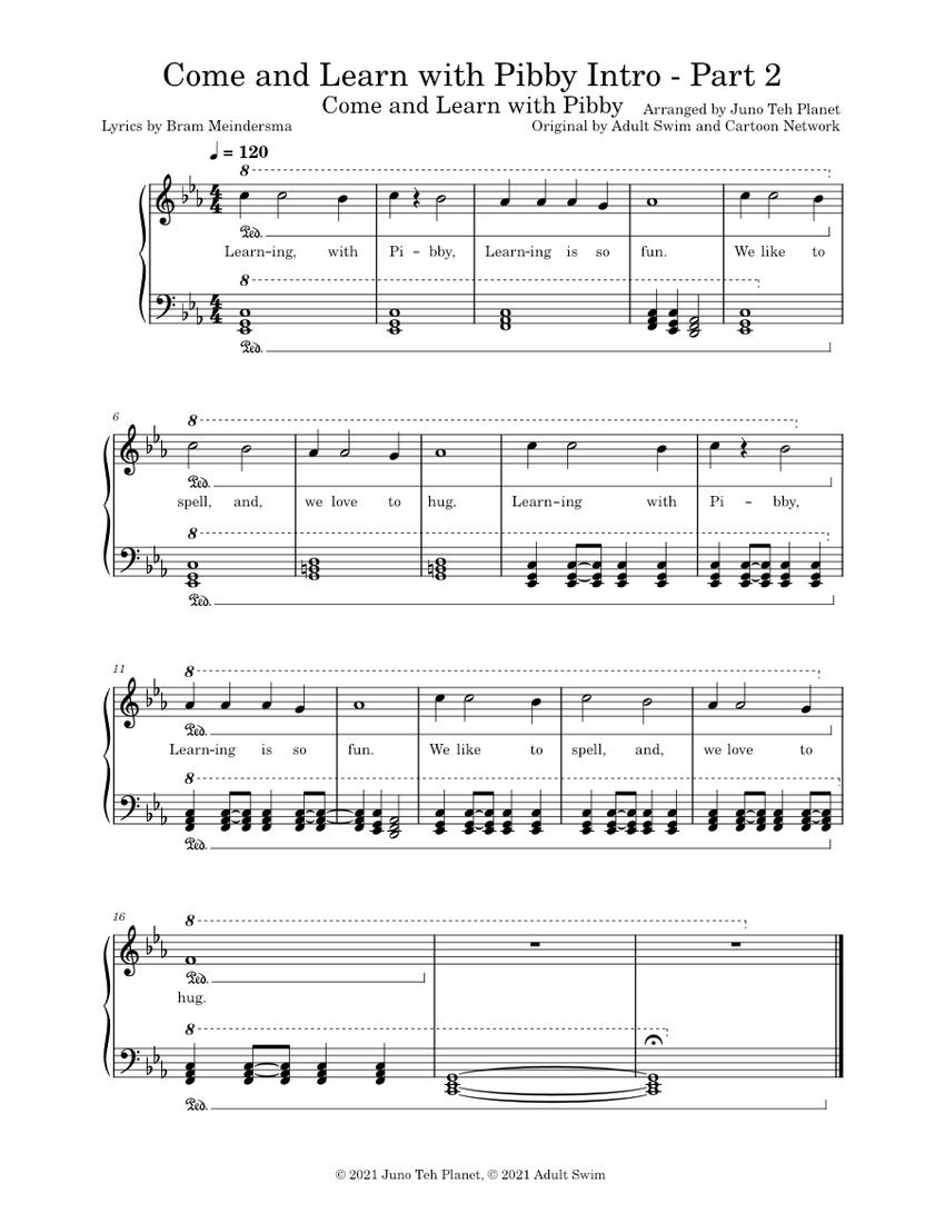 Come and Learn with Pibby theme song – Misc Cartoons Come and Learn ...