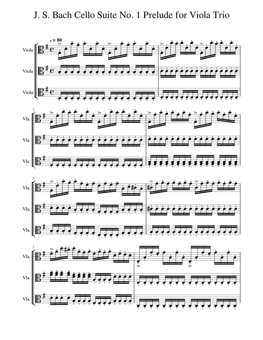 J._S._Bach_Cello_Suite_No._1_Prelude_for_Viola_Trio Sheet music for ...