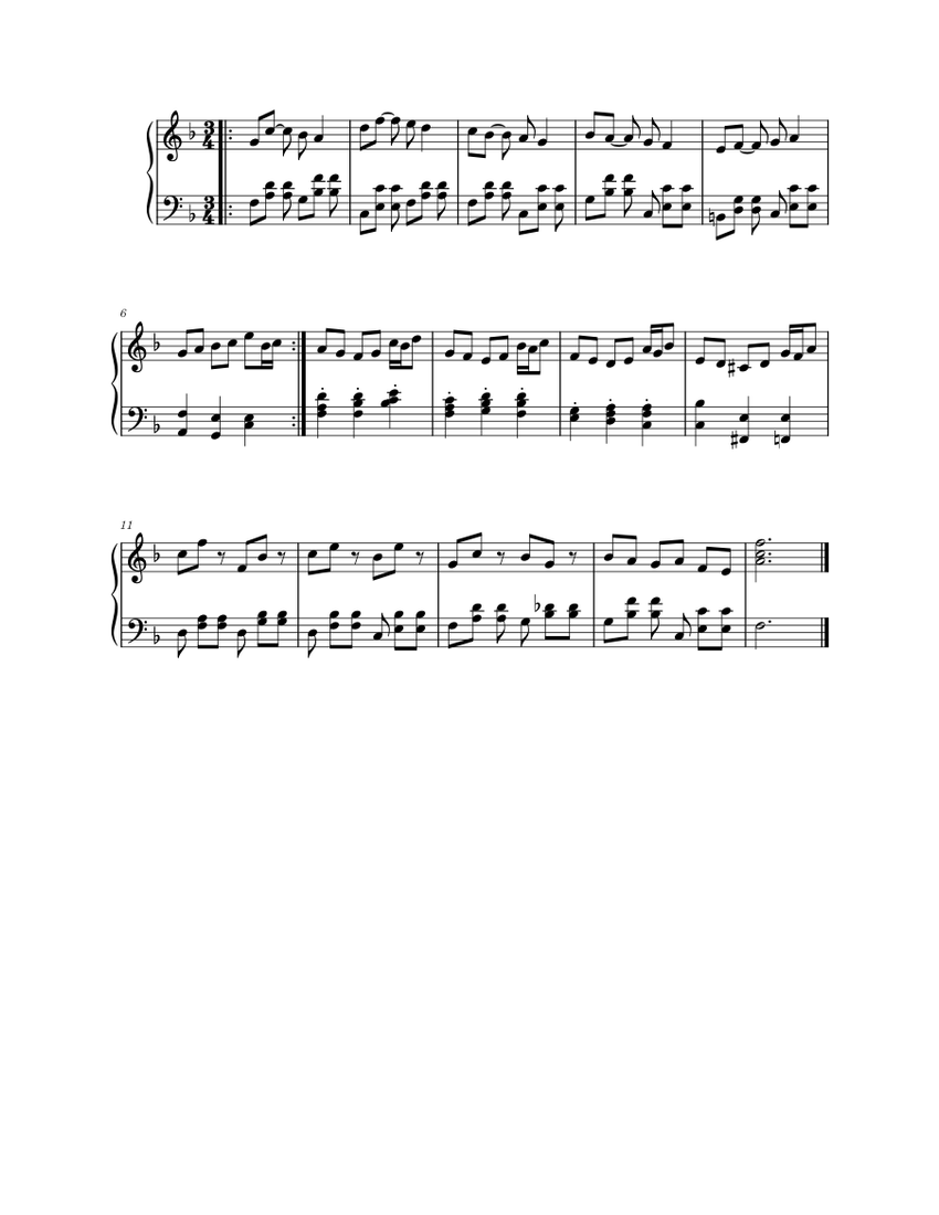 Waltzy Sheet music for Piano (Solo) | Musescore.com