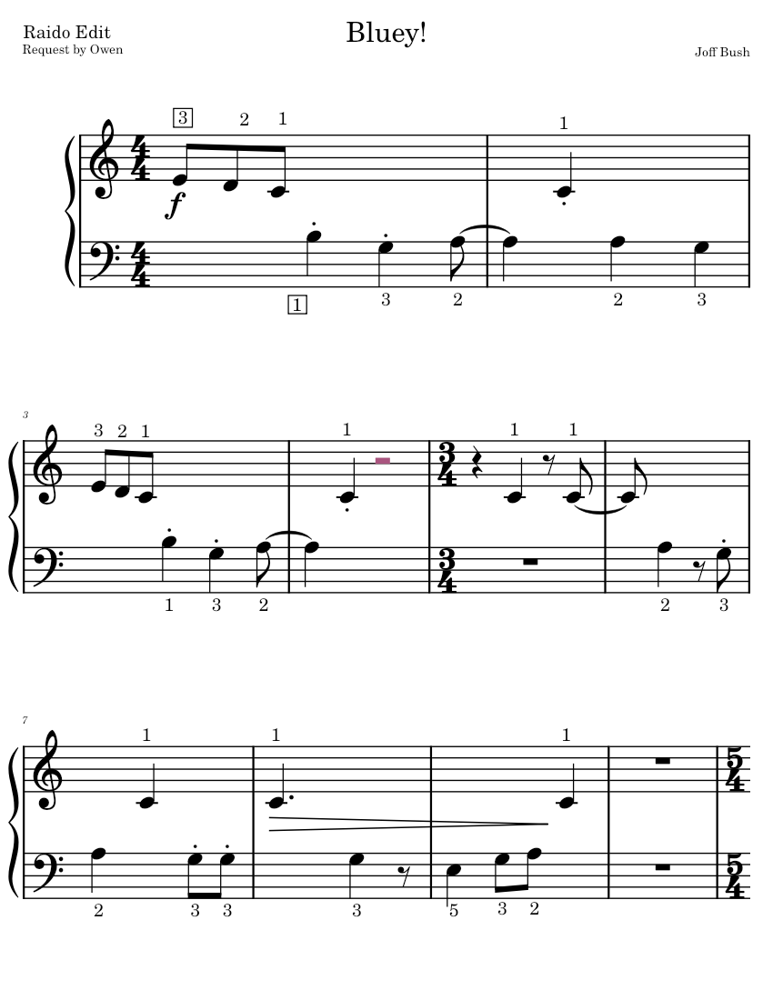 "Bluey" Theme Song (From Ludo Studios' "Bluey") – Joff Bush "Bluey ...