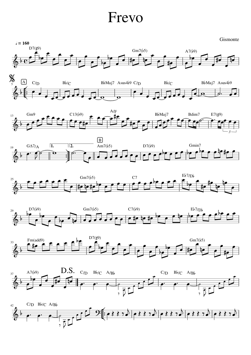 Frevo Sheet music for Piano (Solo) | Musescore.com