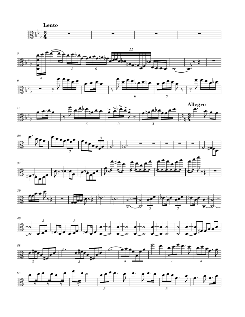 Grieg Violin Sonata 2 - arr for Viola Sheet music for Viola (Solo ...