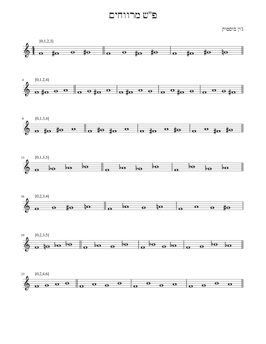 Interval Ear Training Sheet music for Piano (Solo) | Musescore.com