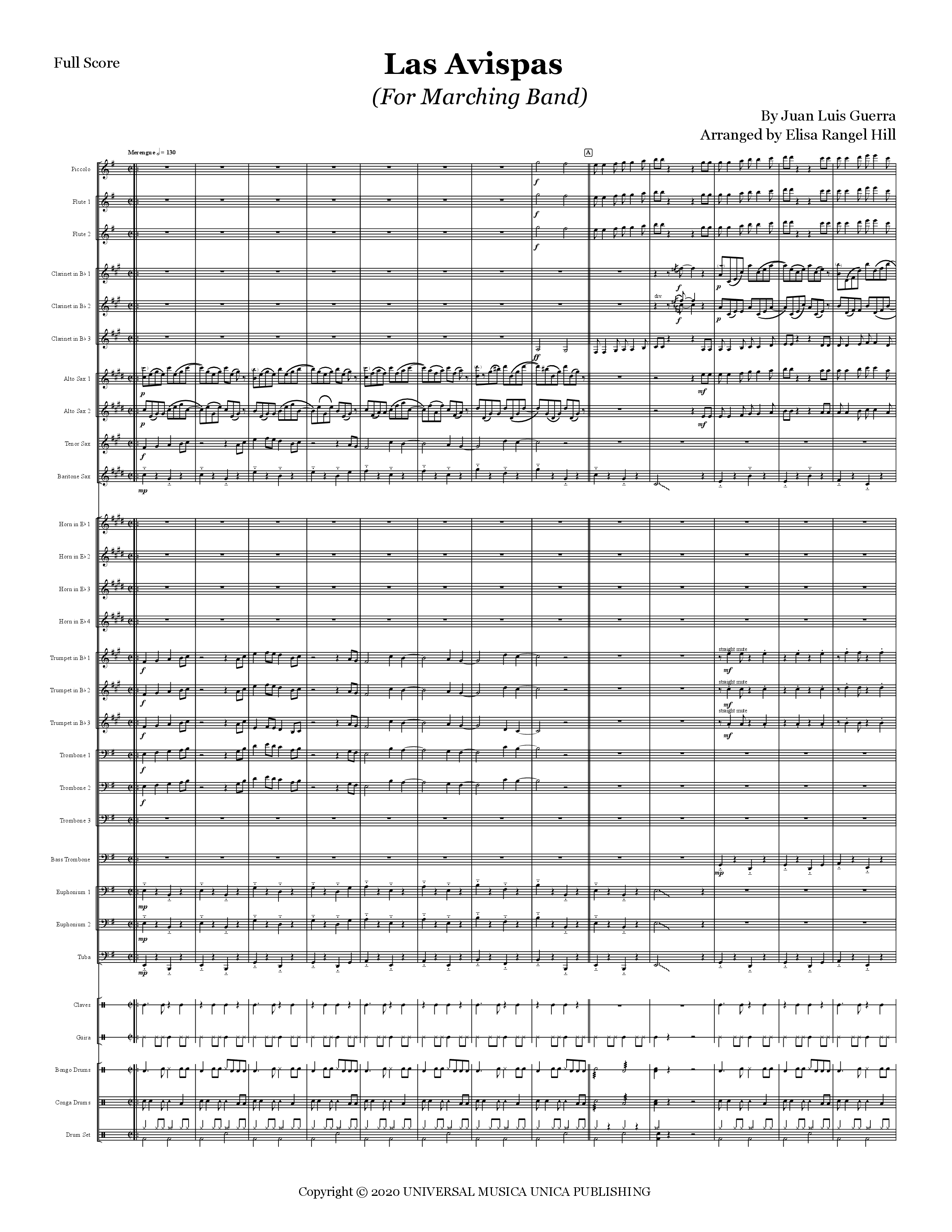 Play Official version of Las avispas Sheet Music by Juan Luis Guerra ...