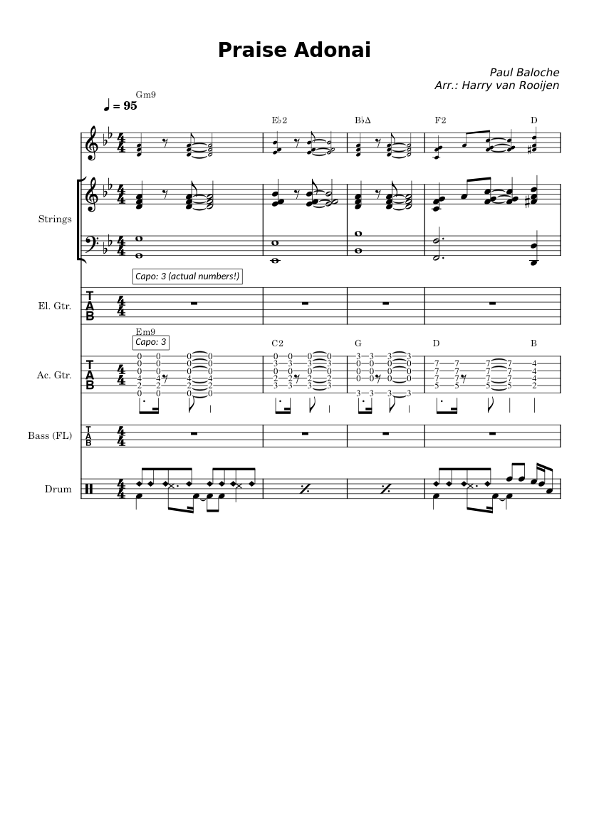 Praise Adonai - Paul Baloche (Incl. Sheet music) / Opwekking 638 ...