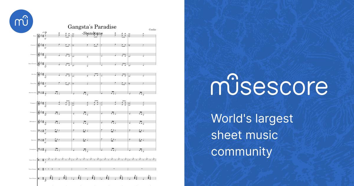 Gangsta's Paradise (Stand Tune Arrangement) Sheet music for Trombone ...