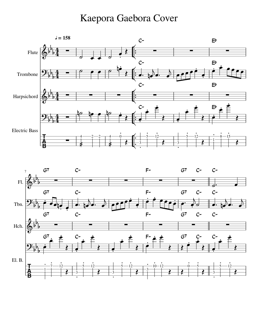 Kaepora Gaebora (Zelda Ocarina of Time) Sheet music for Trombone ...