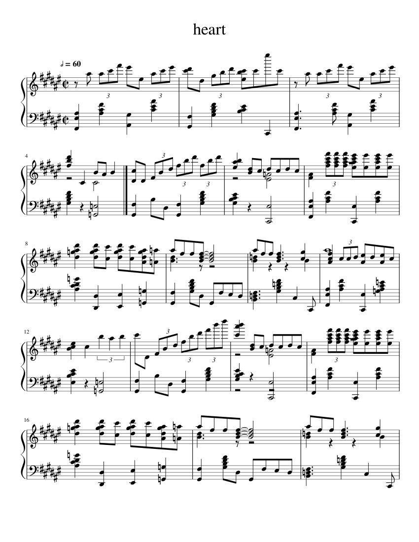 You Gotta Have Heart Sheet music for Piano (Solo) | Musescore.com