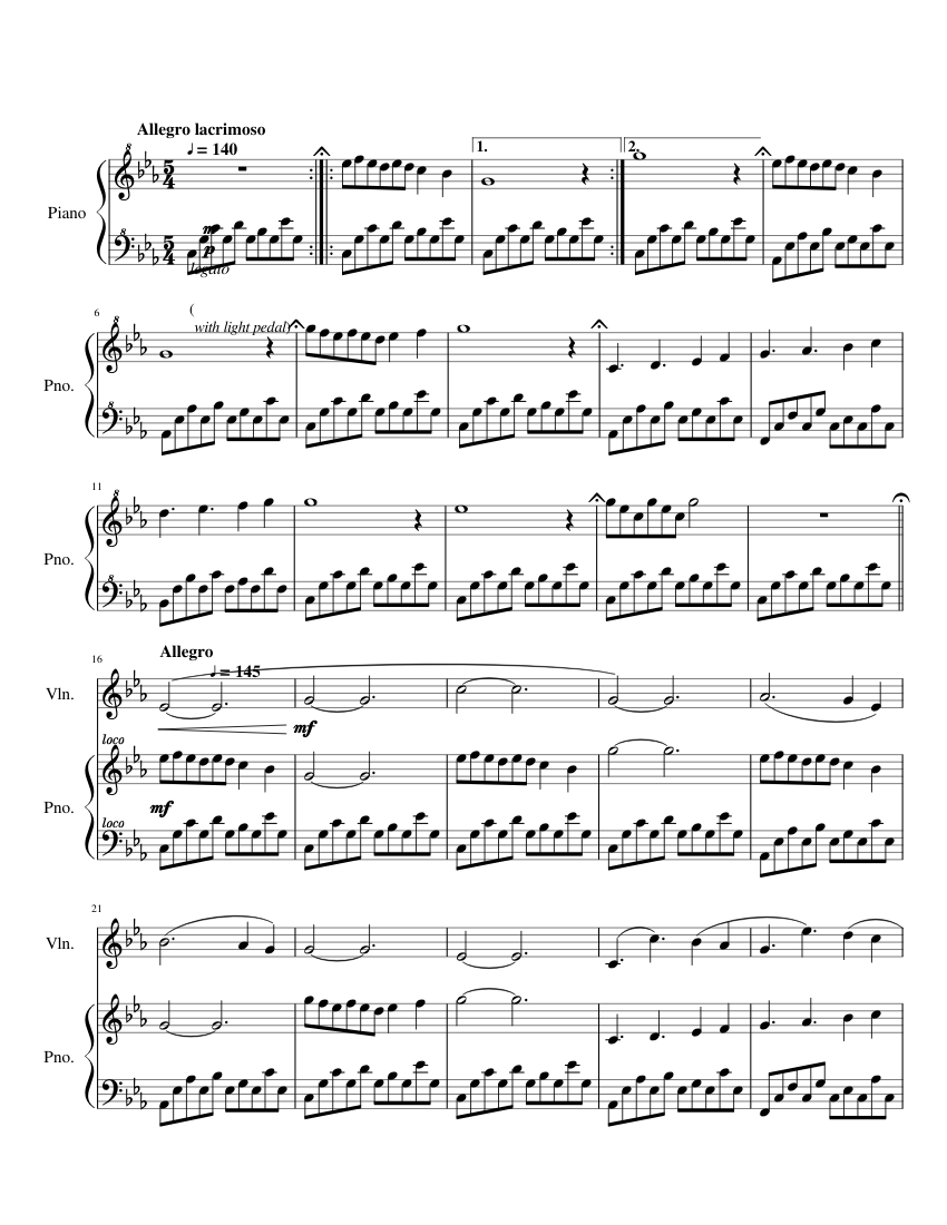 Wind - Brian Crain - piano tutorial