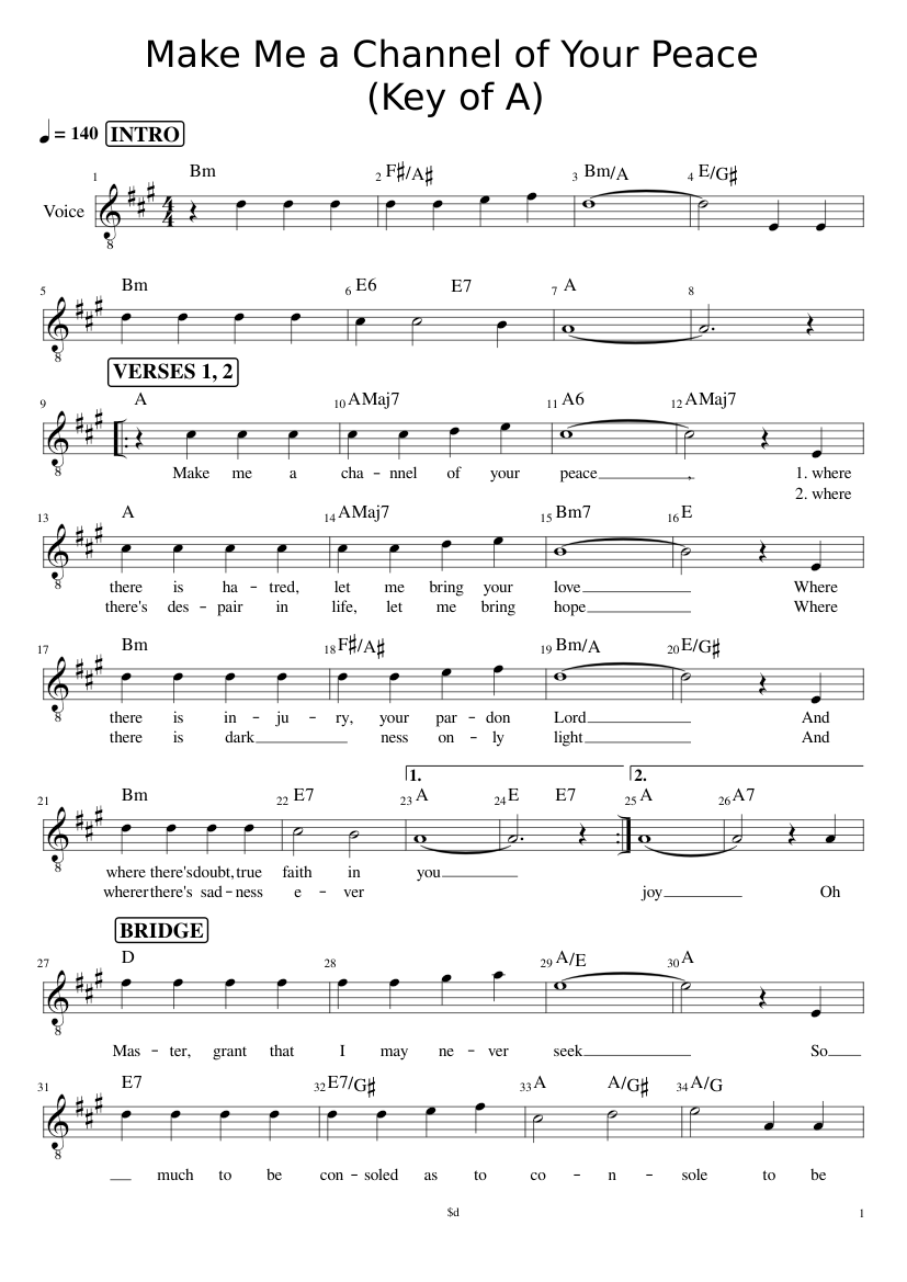 Make Me a Channel of Your Peace – Susan Boyle Make Me a Channel of Your ...