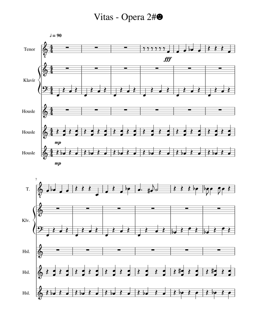 Vitas Opera 2# :p - piano tutorial