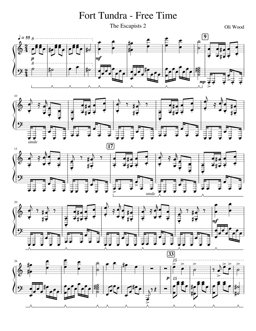 The Escapists 2 OST - Fort Tundra - Free Time – Oli Wood Fort Tundra ...