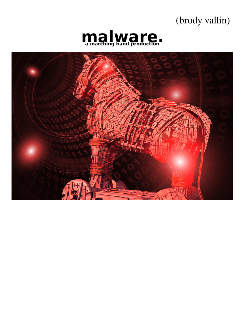 malware - a marching band production1.1 Sheet music for Piano, Tuba ...