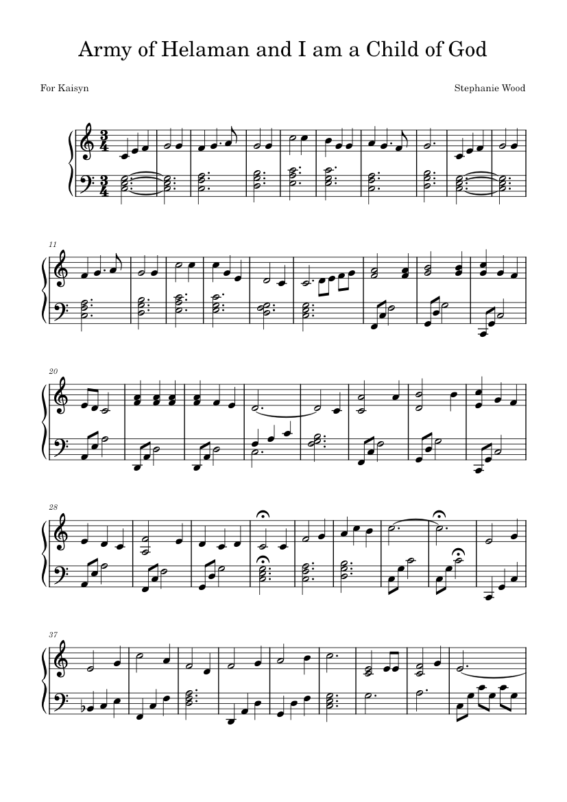 We'll Bring the World His Truth (Army of Helaman) – Janice Kapp Perry ...