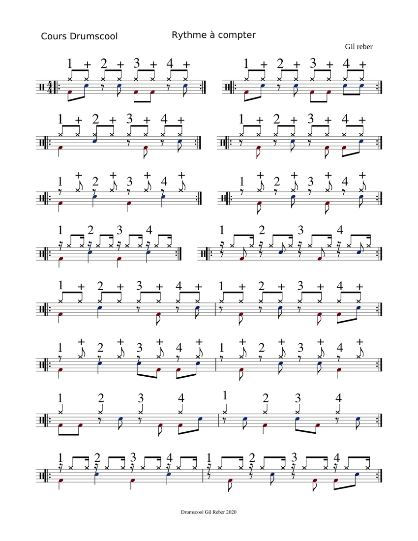 Rythme à compter - piano tutorial